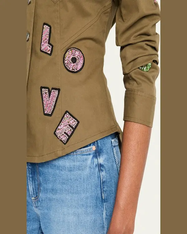 Cinq À Sept Canyon Ditsy Love Scrunched Jacket