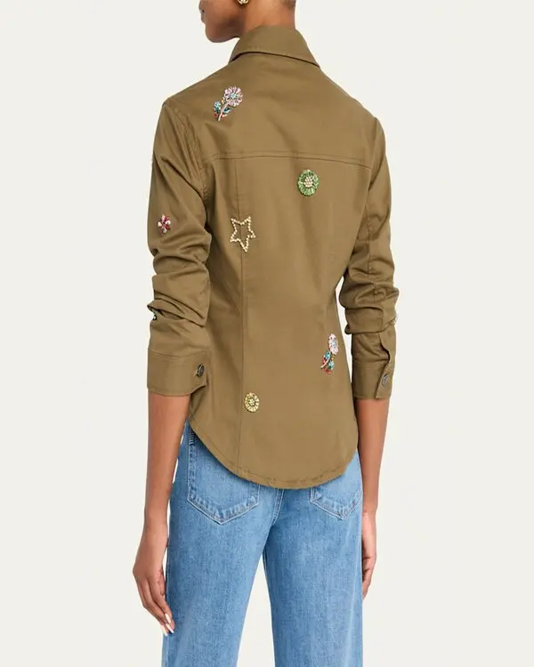 Cinq À Sept Canyon Ditsy Love Scrunched Jacket