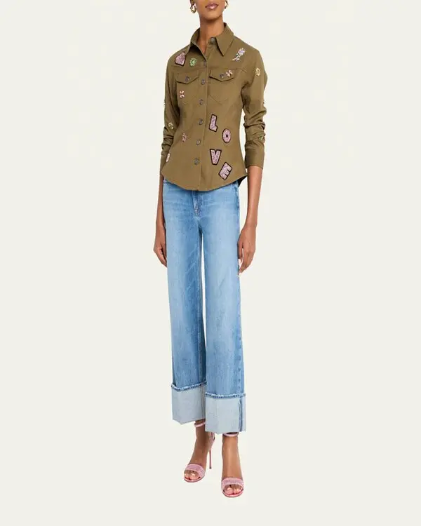 Cinq À Sept Canyon Ditsy Love Scrunched Jacket