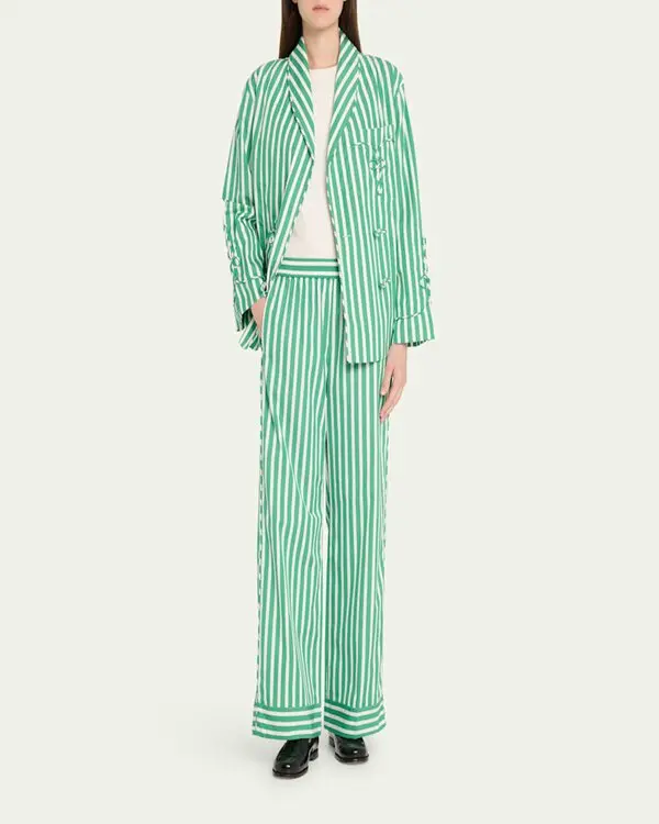 SEBLINE Striped Pajama Trousers
