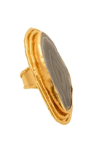 Sylvia Toledano 22kt Yellow Gold Plated Dakota Ring