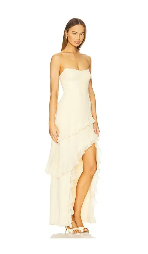 Amanda Uprichard Magnolia Dress - Cornsilk