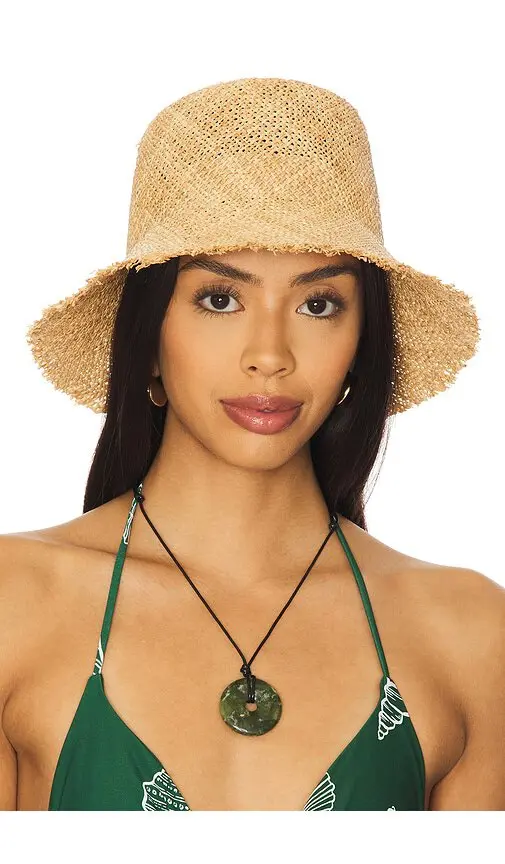 Lack Of Color Reef Bucket Hat - Natural