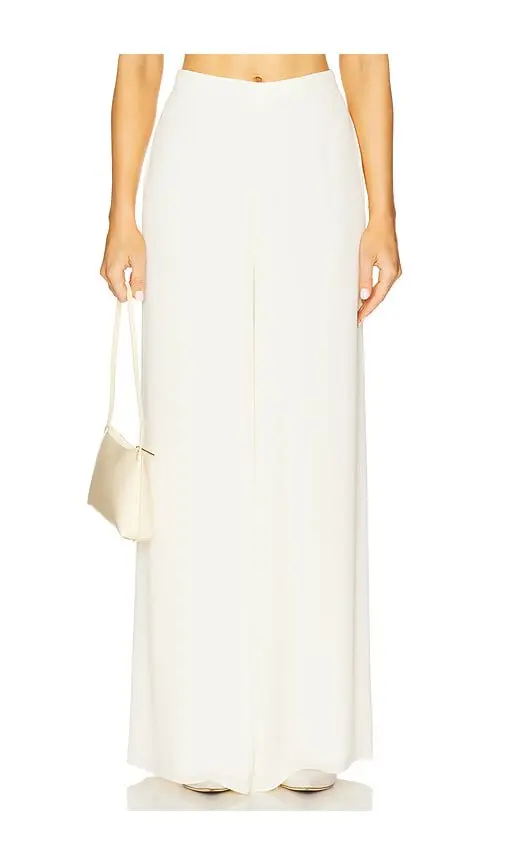 Alexis Verio Wide Leg Crepe Pants - Ivory