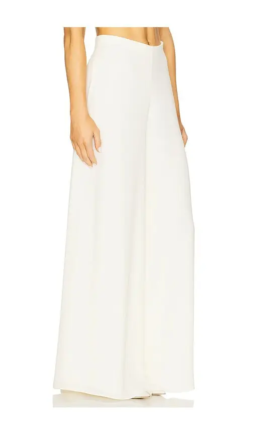 Alexis Verio Wide Leg Crepe Pants - Ivory