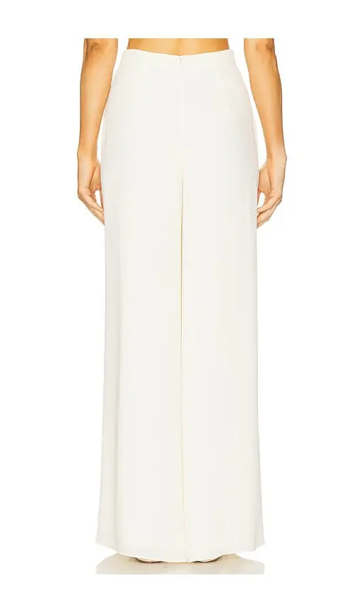 Alexis Verio Wide Leg Crepe Pants - Ivory