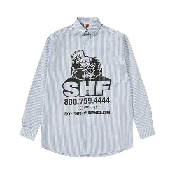 SKY HIGH FARM WORKWEAR Chicken Button Down Shirt