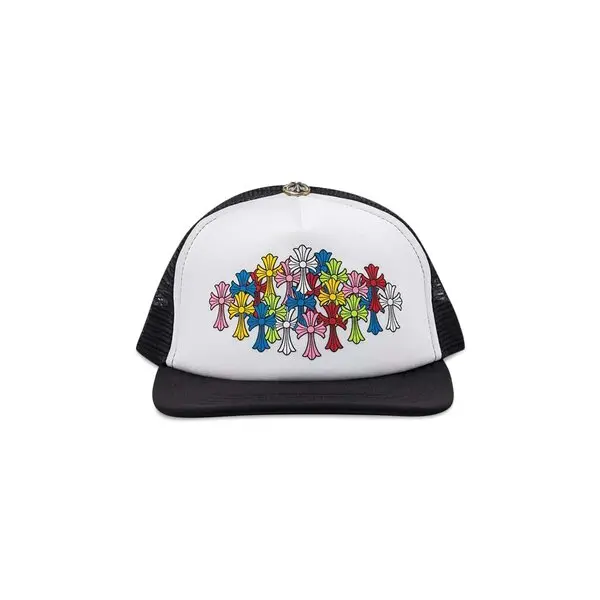 Chrome Hearts Multi Cross Trucker Cap - Black
