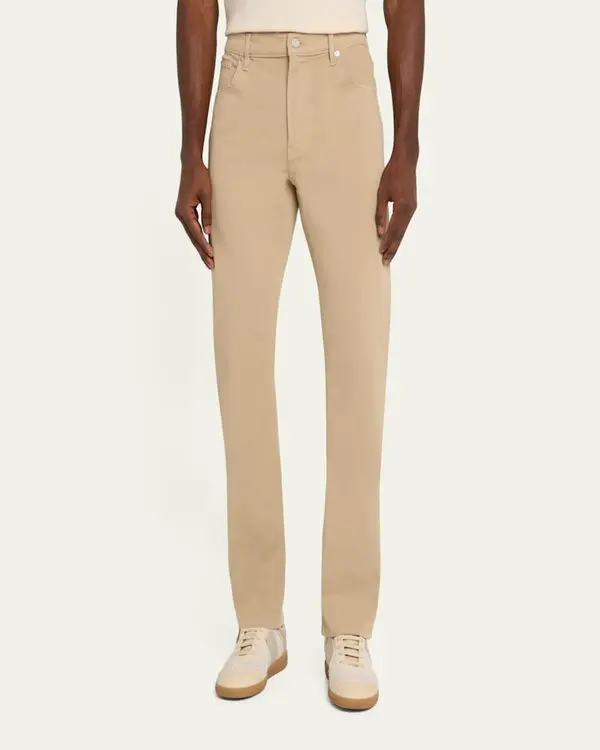 FRAME Modern Straight Fit Five-pocket Pants - Beige