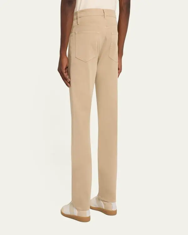 FRAME Modern Straight Fit Five-pocket Pants - Beige