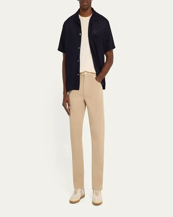 FRAME Modern Straight Fit Five-pocket Pants - Beige