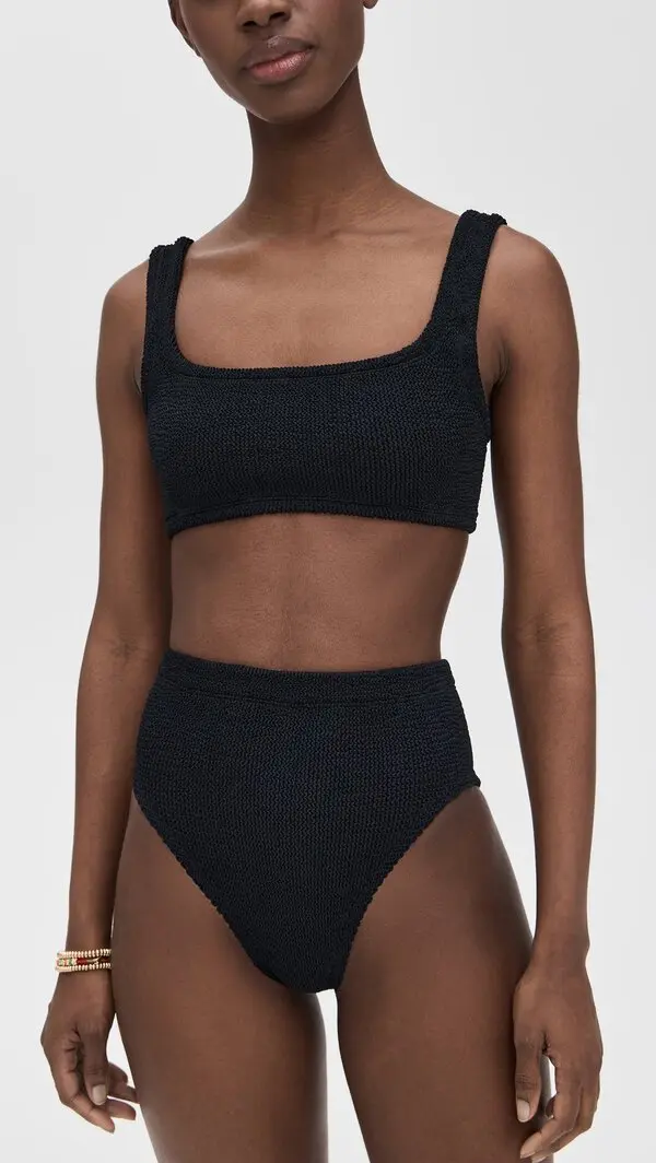 Hunza G Xandra Bikini Top - Black