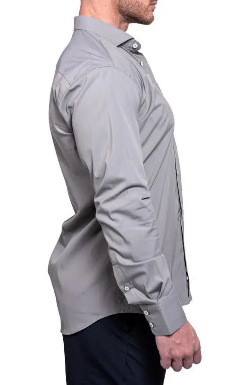 MACEOO Einstein Aristocratluxestretch Button-up Shirt - Grey