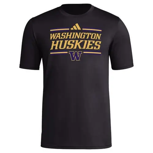 Adidas Washington Huskies Strategy Pre-game T-shirt