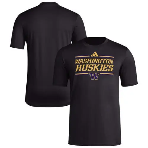 Adidas Washington Huskies Strategy Pre-game T-shirt