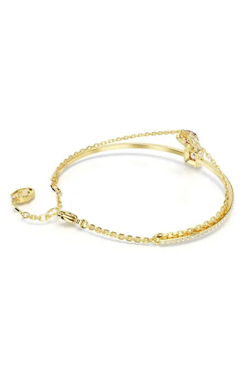 SWAROVSKI Chroma Crystal Embellished Layered Bracelet - Red