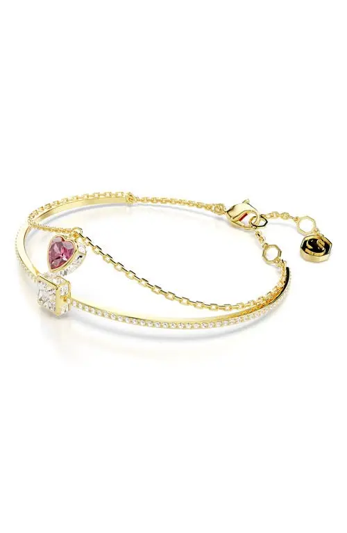 SWAROVSKI Chroma Crystal Embellished Layered Bracelet - Red