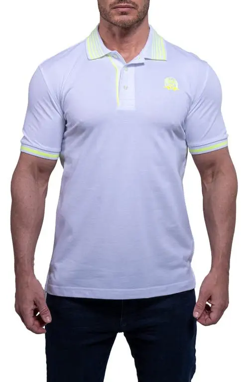MACEOO Tiplogo22 Piqué Polo - White