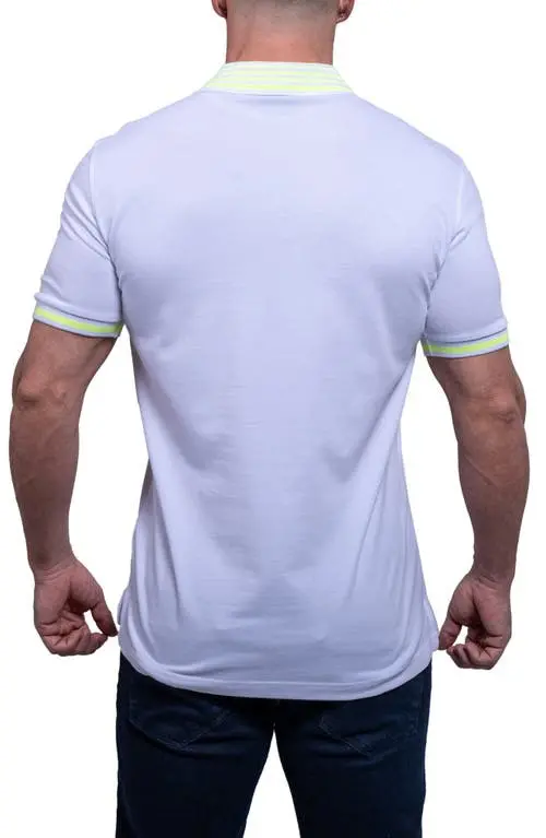 MACEOO Tiplogo22 Piqué Polo - White