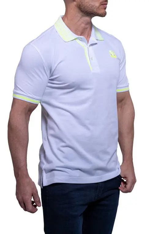 MACEOO Tiplogo22 Piqué Polo - White
