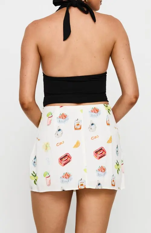 Princess Polly Caraliia Printed Mini Skirt