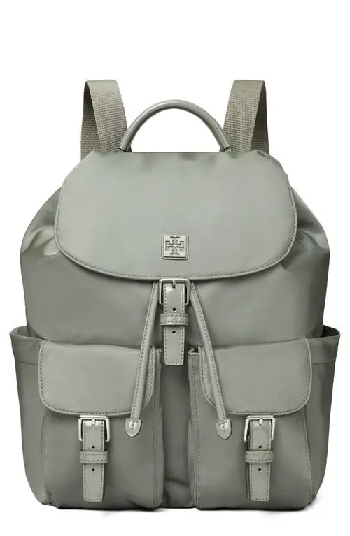Tory Burch Virginia Nylon Backpack - Shale Rock