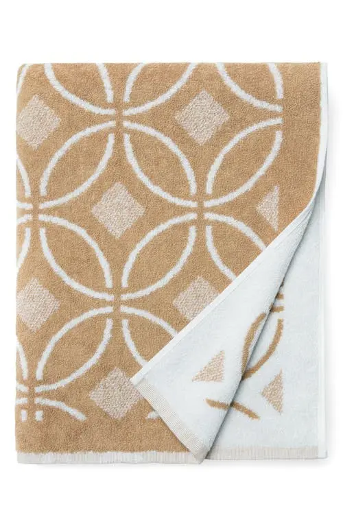 SFERRA Anacapri Terry Cloth Beach Towel - Sand