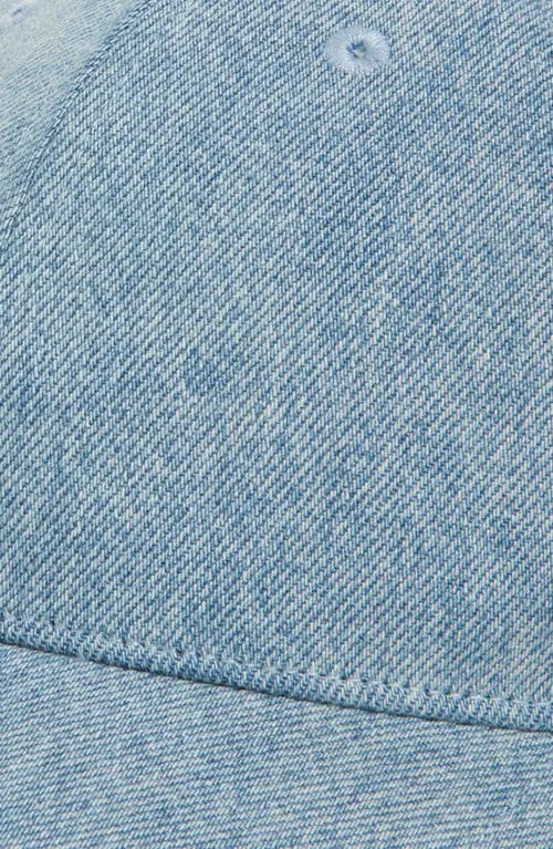Rag & Bone Harlow Cotton Baseball Cap - Light Denim
