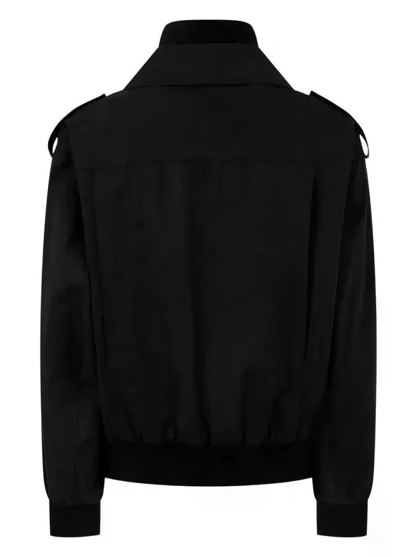 STUDIO TOMBOY Military-inspired Bomber Jacket - Black