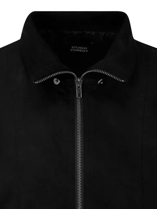 STUDIO TOMBOY Military-inspired Bomber Jacket - Black