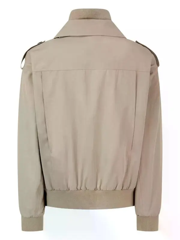 STUDIO TOMBOY Zip-up Military Jacket - Neutrals