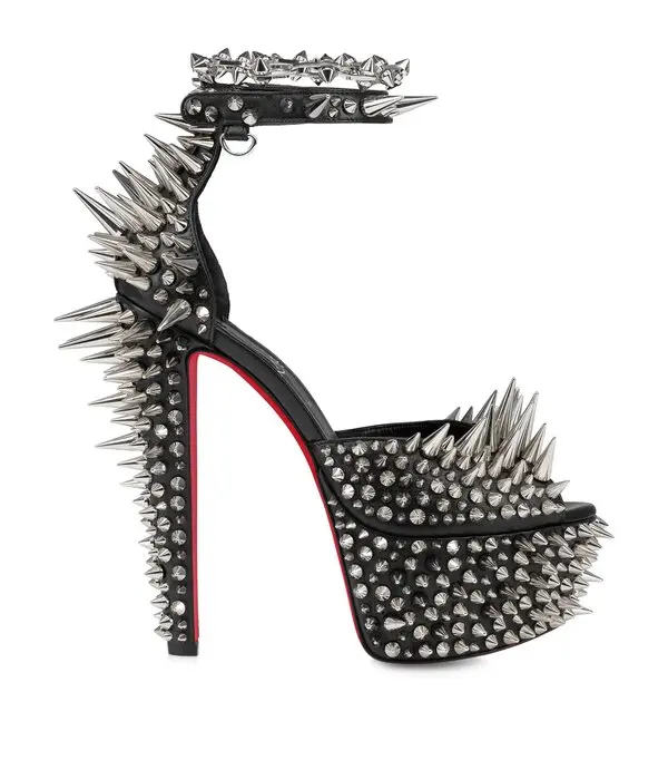CHRISTIAN LOUBOUTIN Estepic Alta 160 Leather Platform Sandals