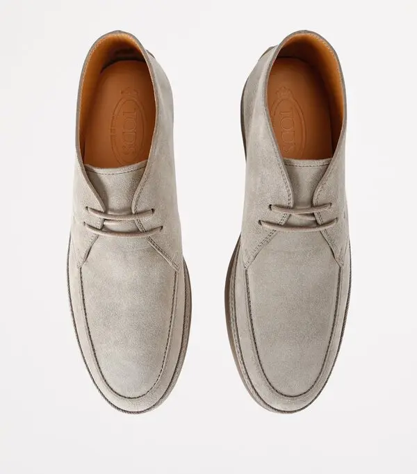 TOD'S Suede Gomma Desert Boots