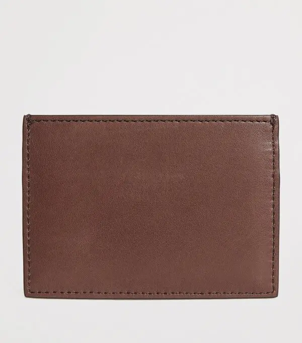 Thom Browne Leather Single Card Holder