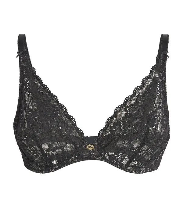 AUBADE Lace Rosessence Triangle Bra - Black