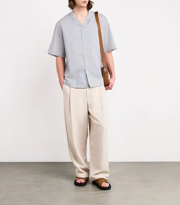 Barena Venezia Cotton-silk Striped Shirt