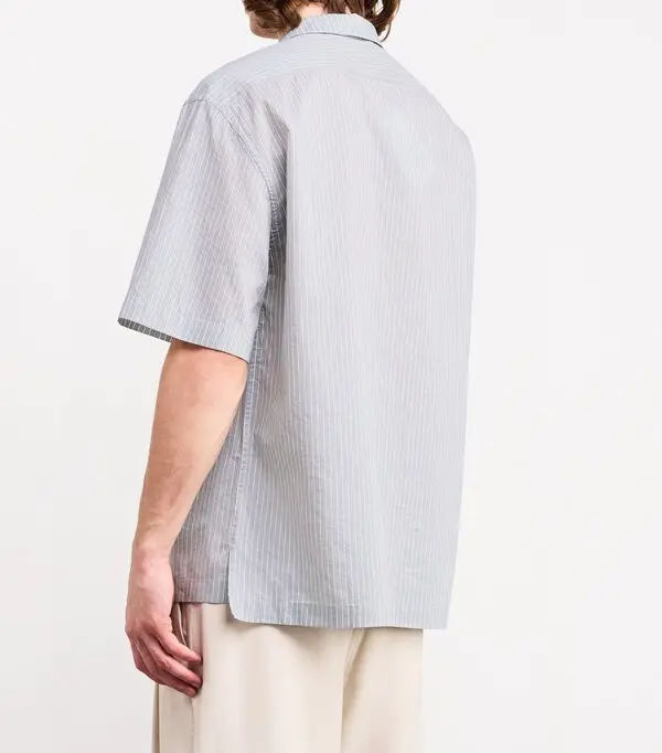Barena Venezia Cotton-silk Striped Shirt