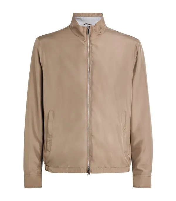 Paul & Shark Typhoon Silk Bomber Jacket