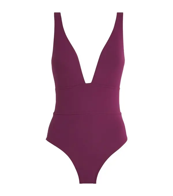 Melissa Odabash Caribbean Plunge One-piece Swimsuit