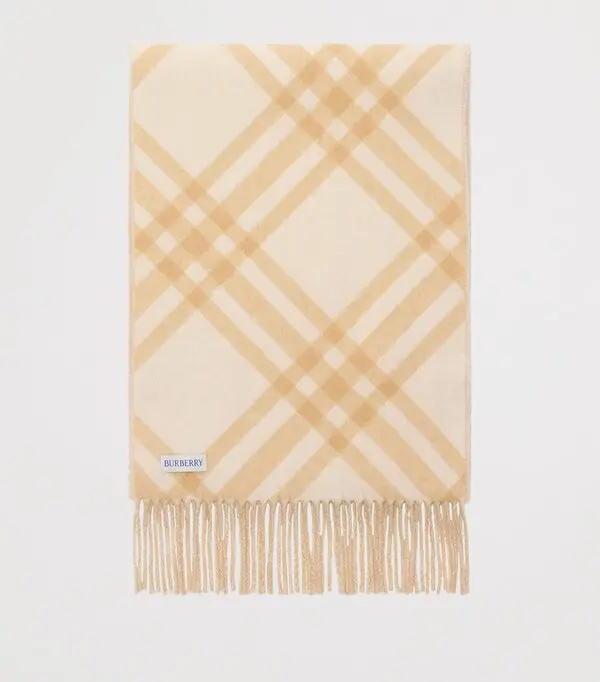 Burberry Cashmere Check Scarf
