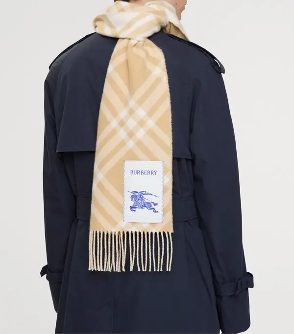 Burberry Cashmere Check Scarf