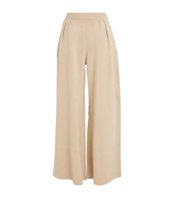Max Mara Virgin Wool Knitted Trousers
