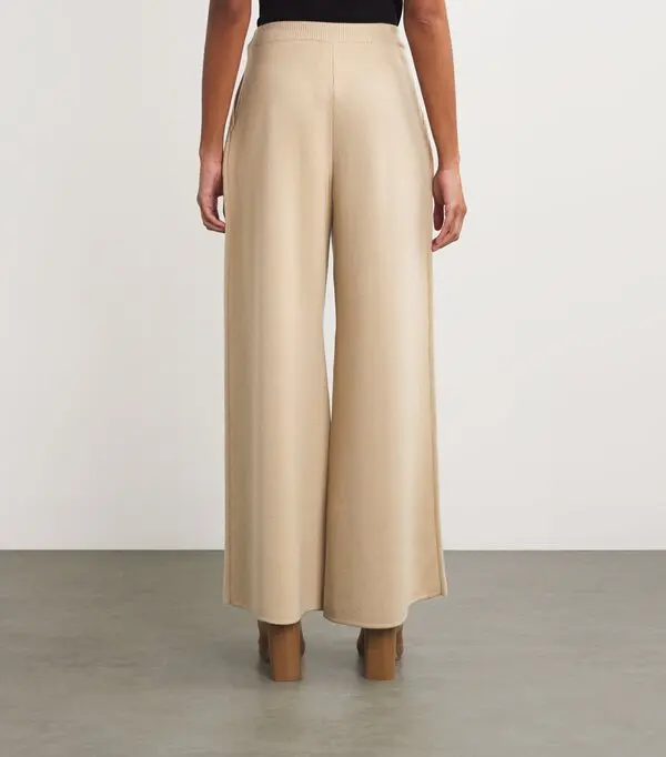 Max Mara Virgin Wool Knitted Trousers