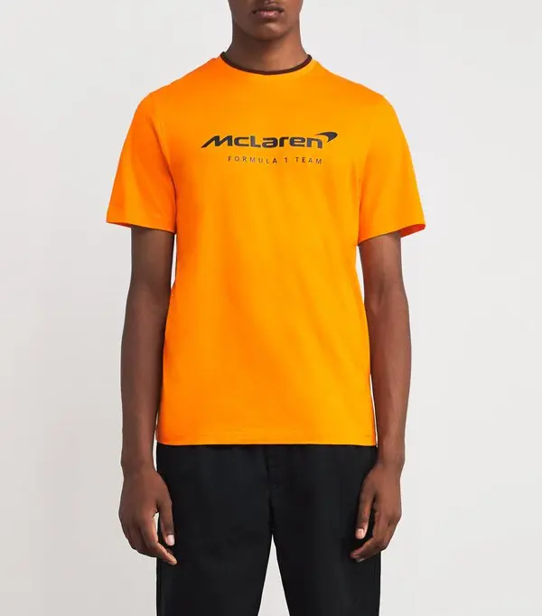 Men's Castore Burgundy McLaren F1 Team Core Essentials T-Shirt - View #7