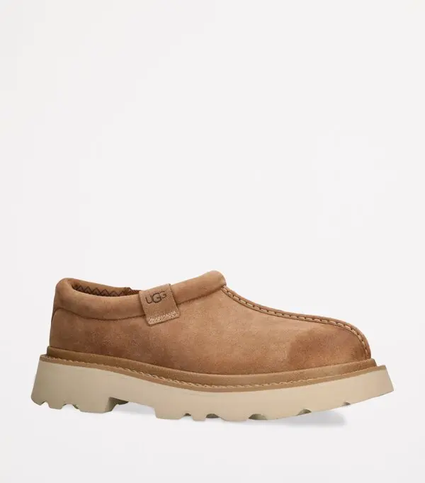 UGG Suede Tasman Lug Slippers - Brown