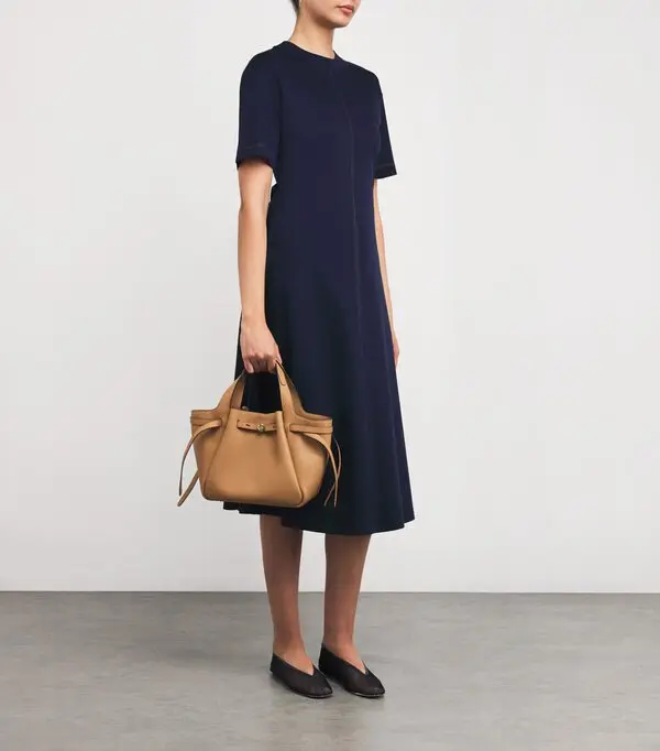 boden evelyn jersey midi dress Evelyn Cord Shift Dress-Green Fir main image 0