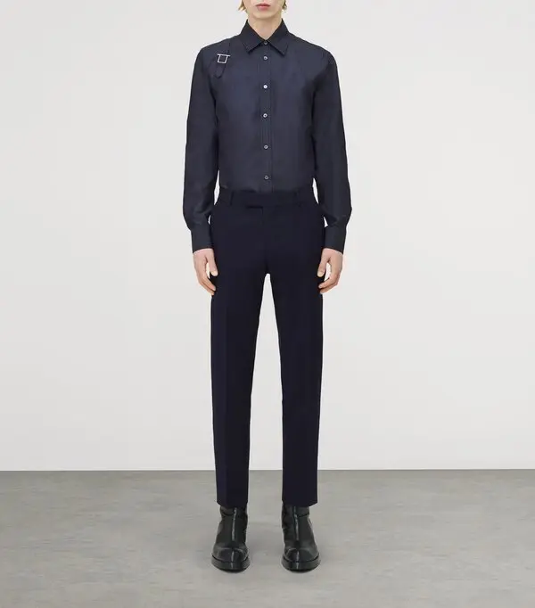 Alexander McQueen Cotton-blend Harness Shirt
