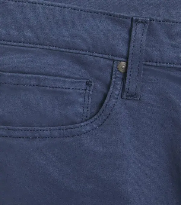 Paige Federal Slim Straight Trousers - Navy