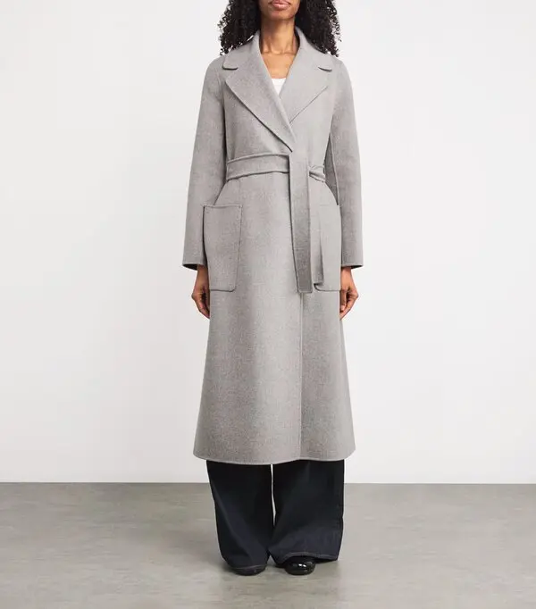 Max Mara Virgin Wool Wrap Coat