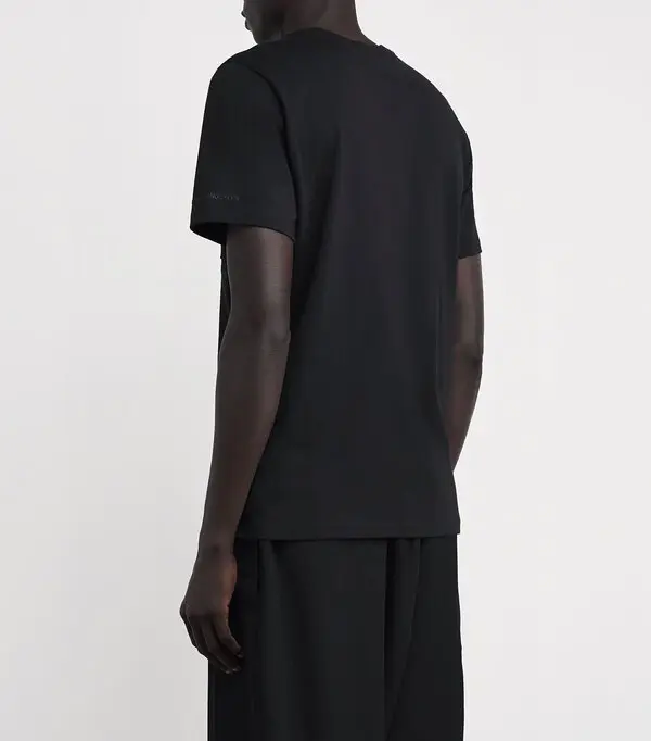 Moose Knuckles Pima Cotton Pocket-detail Dalon T-shirt - Black